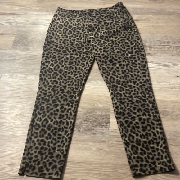 CAbi | Pants & Jumpsuits | Cabi Animal Print Pants | Poshmark